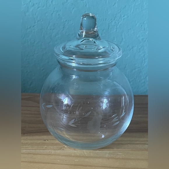 Princess House | Dining | Princess House Heritage Ball Candy Jar Cotton ...